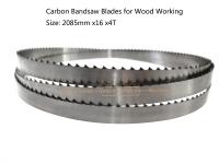 China Carbon Bandsaw Blades for Wood Working 2085mm x 16mm x 4T SK5 Hardened Steel for sale