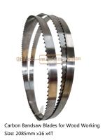 China Carbon Bandsaw Blades for Wood Working 2085mm x 16mm x 4T SK5 Hardened Steel for sale
