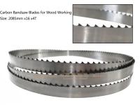 China Carbon Bandsaw Blades for Wood Working 2085mm x 16mm x 4T SK5 Hardened Steel for sale