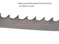 China Aminatech Hardened Carbon SK5 Bandsaw Blades 4050mm x10 x4T for Woodworking for sale