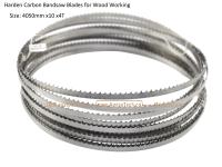 China Aminatech Hardened Carbon SK5 Bandsaw Blades 4050mm x10 x4T for Woodworking for sale