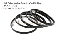 China Aminatech High Carbon Bandsaw Blades for Wood Working Black Hardened 1400mm x 6mm x 14T for sale