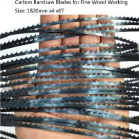 China Carbon Bandsaw Blades for Fine Wood Working 1820mm x 4 x 6T SK5 Hardened Steel for sale