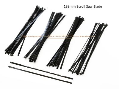 China 133mm Scroll Saw Blade SK5 65Mn 10T 14T 18T 24T for Wood Plyer Carton Cutting for sale