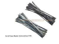 China Scroll Saw Blade 153mm x 3mm 10T 14T 17T 18T 24T for Wood Plastic Metal Cutting for sale
