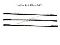 China Scroll Saw Blade 170mm x 4 x 8TPI for Cutting Wood Plastic and Low Hardness Metal for sale