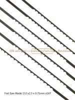 China Fret Saw Blade 153x2.5x0.71mm 16 TPI for Wood Plastic Cutting SK5 Steel for sale