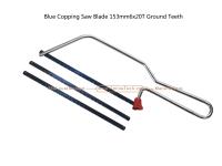 China Blue Coping Saw Blade 153mm 6x20T Ground Teeth for Wood Plastic Metal Cutting for sale