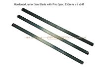 China Hardened Junior Saw Blade with Pins 153mm x 6mm 24T for Wood Plastic Metal Cutting for sale