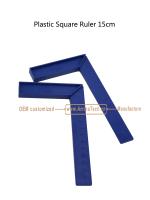 China Aminatech Plastic Square Ruler 15cm For Junior Students and DIY wood work fans use. for sale
