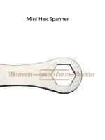 China Aminatech Mini Hex Spanner 210x65x10mm ABS Plastic for Fret Saw Fixing for sale