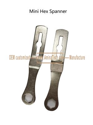 China Aminatech Mini Hex Spanner 210x65x10mm ABS Plastic for Fret Saw Fixing for sale