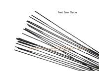 China Fret Saw Blade 130mm 5 Inch Carbon Steel for Wood Carving and Jewelry Polishing for sale