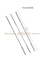 China Fret Saw Blade 130mm 5 Inch Carbon Steel for Wood Carving and Jewelry Polishing for sale