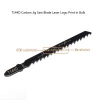 China T144D Carbon Jig Saw Blade 100mm x 8 x 6T for Wood Cutting Bulk Laser Logo for sale