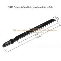 China T144D Carbon Jig Saw Blade 100mm x 8 x 6T for Wood Cutting Bulk Laser Logo for sale