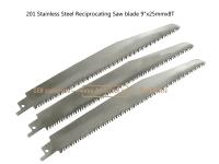 China 201 Stainless Steel Reciprocating Saw Blade 9x25mm 8T for Wood Bamboo Plastic Frozen Meat Bones for sale