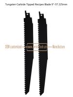 China Tungsten Carbide Tipped Reciprocating Saw Blade 225mm 5T for Concrete Brick Cutting for sale