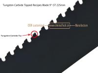 China Tungsten Carbide Tipped Reciprocating Saw Blade 225mm 5T for Concrete Brick Cutting for sale