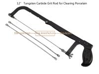 China 12 Inch Tungsten Carbide Grit Rod for Porcelain Clearing and Tile Cutting 304mm for sale