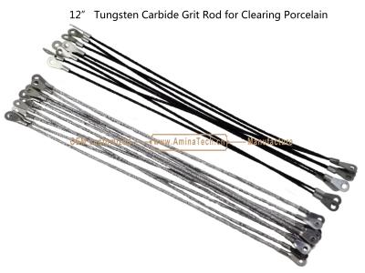 China 12 Inch Tungsten Carbide Grit Rod for Porcelain Clearing and Tile Cutting 304mm for sale