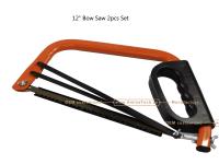 China 12 Inch 300mm Bow Saw 2pcs Set Carbon Steel Blade for Wood Plastic Pipe Cutting for sale