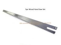 China 5 Piece Wood Hand Saw Set 495mm 300mm 298mm 252mm 225mm for Cutting Wood and Garden Pruning for sale