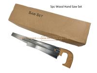 China 5 Piece Wood Hand Saw Set 495mm 300mm 298mm 252mm 225mm for Cutting Wood and Garden Pruning for sale