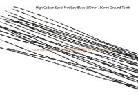 China High Carbon Spiral Fret Saw Blade 130mm 160mm Ground Teeth for Wood Carving and PVA Cutting for sale