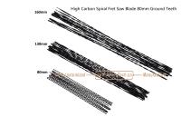 China High Carbon Spiral Fret Saw Blade 80mm Ground Teeth for Carton Moulder Wood Carving for sale