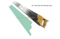 China Aminatech 18 Inch Carbon Steel Hand Saw with Wooden Grip for Wood Cutting and Garden Pruning 450mm for sale