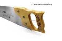 China Aminatech 18 Inch Carbon Steel Hand Saw with Wooden Grip for Wood Cutting and Garden Pruning 450mm for sale