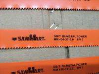 China M42 8% Cobalt Bimetal Power Saw Blade 450mm x 38mm x 2.0mm 6 Teeth for Industrial Cutting for sale