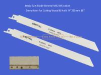 China Bimetal M42 Cobalt Recip Saw Blade 9 Inch 225mm 18T Demolition for Wood and Nails for sale