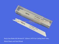 China M2 Bimetal Recip Saw Blade 6 Inch 150mm 14TPI for Cutting Steel Tube Metal Sheet and Hard Wood for sale