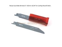 China Bimetal Reciprocating Saw Blade 6 Inch 150mm 10/14 TPI for Wood and Nail Cutting for sale
