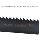 China Carbon Steel Reciprocating Saw Blade 6 Inch 150mm 6TPI for Wood Cutting Power Tools for sale