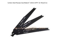 China Carbon Steel Reciprocating Saw Blade 6 Inch 150mm 8TPI for Wood Cutting Power Tool for sale