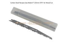 China Carbon Steel Reciprocating Saw Blade 9 Inch 225mm 5TPI for Wood Cutting Power Tool for sale