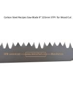 China Carbon Steel Reciprocating Saw Blade 9 Inch 225mm 5TPI for Wood Cutting Power Tool for sale