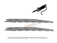China Carbon Steel Reciprocating Saw Blade 9 Inch 225mm 5TPI for Wood Cutting Power Tool for sale