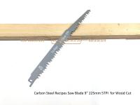 China Carbon Steel Reciprocating Saw Blade 9 Inch 225mm 5TPI for Wood Cutting Power Tool for sale