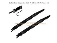 China Carbon Steel Reciprocating Saw Blade 9 Inch 225mm 3TPI for Wood Cutting for sale