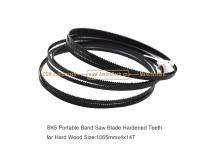 China SK5 Portable Bandsaw Blade 1065mm x 4 x 14T Hardened Teeth for Hard Wood Cutting for sale