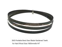 China SK5 Portable Band Saw Blade Hardened Teeth for Hard Wood 1065mm x 6 x 14T for sale