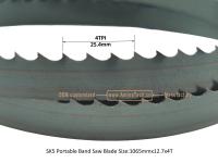 China SK5 Portable Band Saw Blade 1065mm x 12.7mm x 4TPI for Wood Cutting for sale