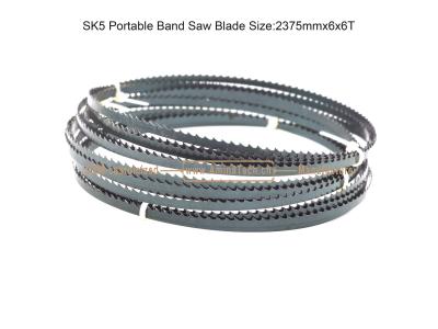 China SK5 Portable Bandsaw Blade 2375mm x 6mm x 6TPI for Wood and Soft Metal Cutting for sale