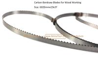 China Carbon Bandsaw Blades for Wood Cutting 6020mm x 19mm x 3T SK5 Hardened Steel for sale