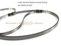 China Carbon Bandsaw Blades for Wood Cutting 6020mm x 19mm x 3T SK5 Hardened Steel for sale