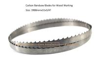 China Carbon Band Saw Blade for Wood Cutting 3988mm x 31mm x 3/4T SK5 Hardened Steel for sale